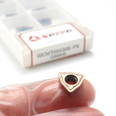Cina WCMX WCMT 050308 U Foratura Carburo Cnc inserti per pezzi di acciaio in vendita
