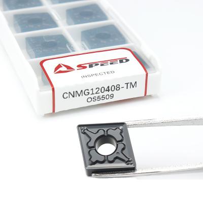 中国 炭化タングステンの回転挿入物HRC40-60はCNMG120408-TM OS5509を挿入する 販売のため