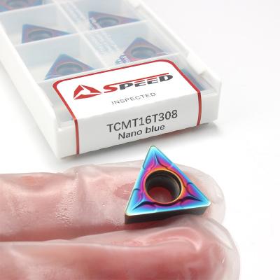 Cina SPEED Wnmg Tnmg Cnmg 431 432 331 332 Nanoblue Carbide Turning Insert HRC30-60 per il metallo duro in vendita