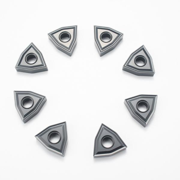 Speed WNMG080404 Wear Resistant Tungsten Carbide Turning Insert Great Cast Iron Tool with Black CVD Coating