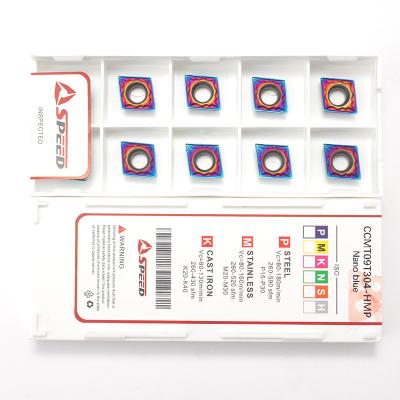 Китай Carbide Turning Inserts Nano Blue Coated CCMT09T304 CCMT09T308 продается