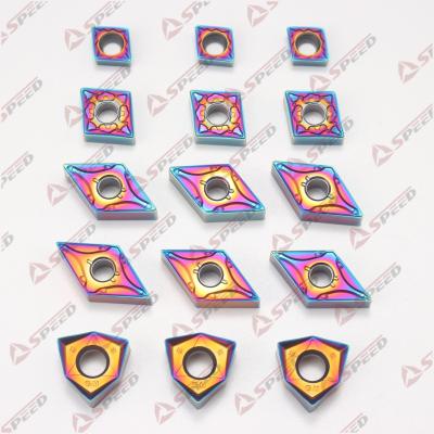 中国 Nano Blue Coating Carbide Turning Insert WNMG080408 SNMG120408 販売のため