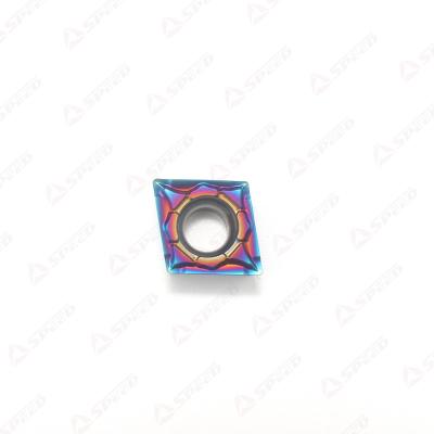 China Speed HRC30-60 Hardness CCMT09T304-MF3 Carbide Turning Insert Coated With Balzer PVD zu verkaufen
