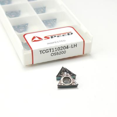 中国 アルミニウム金属加工のためのCNCウルフスタンカービッド挿入器 CCGT TCGT DCGT切断刃 販売のため