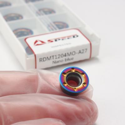 China Trabajo de metales Inserto de molino de cara cubierto de nano azul para aumentar la productividad y la durabilidad en venta