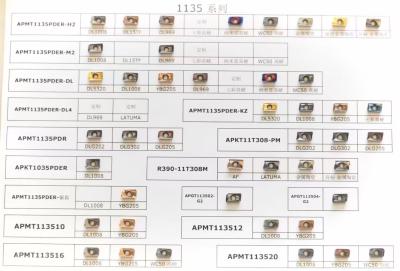 China Colourful APMT1135PDER-H2 APMT1604PDER-H2 APMT1135 APMT1604 H2 M2 inserções de moagem de carburo CNC à venda