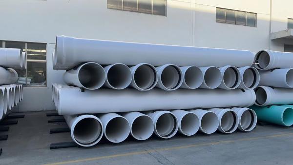 Quality 100mm-6000mm Grey PVC Pipe Round Grey Plastic Pipe Fittings for sale