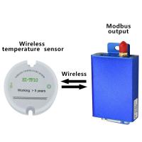 China Battery Powered RS485 Temperature Transmitter Modbus Temperature Sensor with Gateway for sale