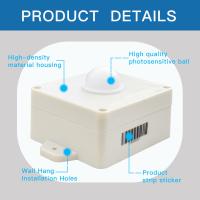 China Battery Powered Iot Lux Sensor Lora Wireless Light Intensity Sensor for Agriculture for sale