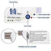 China 90 Days Temperature Recorder Single Use USB Temperature Data Logger with PDF report for sale