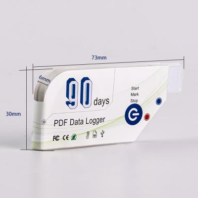 China 90 Days Temperature Recorder Single Use USB Temperature Data Logger with PDF report for sale