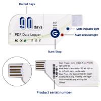 China Single-use Usb Disposable Data Logger Temperature Data logger For Fruit And Vegetables Cold Chain for sale