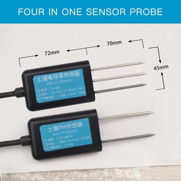 Quality Iot Lora Wireless Soil Temperature Humidity EC Sensors Soil Moisture Conductivit for sale
