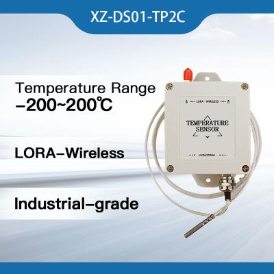 Quality Battery Replaceable Wireless Temperature Transmitter PT100 Lora Temperature for sale