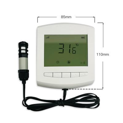 China LCD Display Temperature Monitoring Wireless Temperature Humidity Lora Sensor for sale