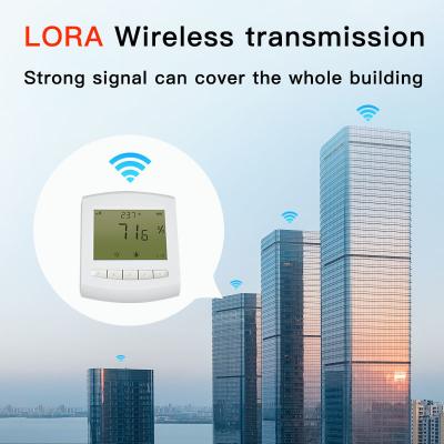 China LCD Display Temperature Monitoring Wireless Temperature Humidity Lora Sensor for sale