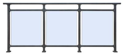 China YT013Terrace railing designs metal railing for balcony Outdoor wrought iron railing Balustrade for Construction site ra for sale