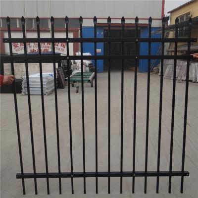 China Antique brass color wrought iron fence Residential place Fence panels Hot-dipped Galvanized fence fabrication garden fen for sale
