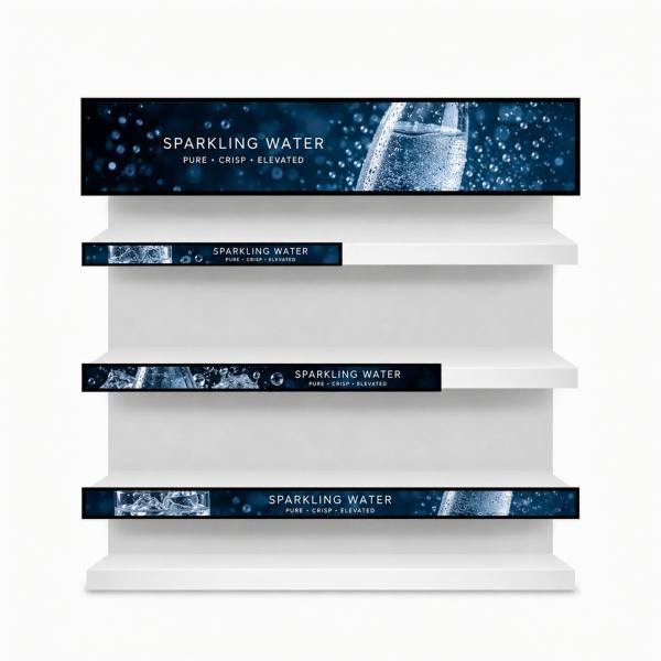 Quality Stretched Bar Multi-Screen Digital Signage | Combined Commercial Display for Retail Shelves & Supermarkets for sale