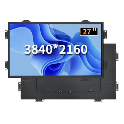 China New Factory Price 27 Inch 3840*2160 4K Embedded Open Frame Panel Mount Capacitive Touch Screen Monitor LCD Display Industrial for sale