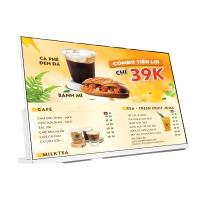 Quality 23.8" Digital Menu Board Wall Mounted Smart Advertising Display Electronic for sale