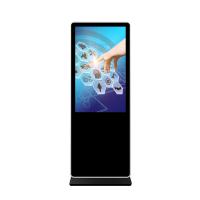 Quality 55" Floor Standing Digital Signage Android WiFi Free Standing LCD Advertising for sale