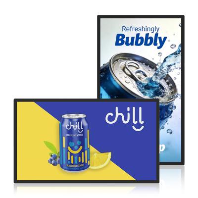 China Hot Sale 43 Inch Wall Mount Android 8.1 LCD Interactive Touch Screen Smart Board TV Digital Signage Advertising Player Elevator for sale