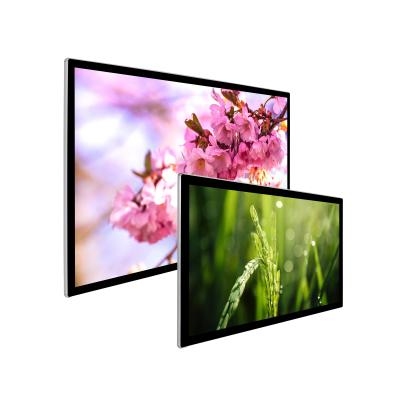 China 55 Inch Smart Wall Mount Advertising Display Wireless Network LCD Monitor Steel Case OEM HD Media Player Digital Signage for sale