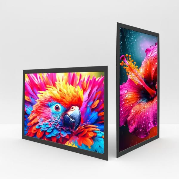 Quality 43 Inch 1080P HD Wall Mounted Digital Signage Commercial Advertising Player Indoor LCD Media Display for Mall for sale