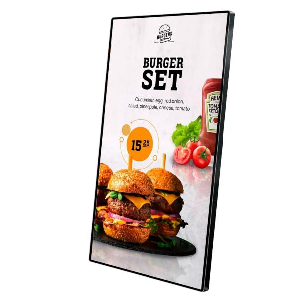 Quality MJK 32 Digital Android Signage Kiosk Slim Bezel HD Display Indoor Welcome Display Retail Store Exhibition Shopping Mall 1 Year for sale