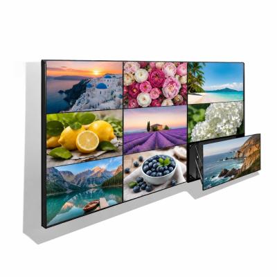 China Easy-to-Install 55-inch 2x3 4K Spliced Video Wall | Indoor Commercial Display for Malls & Exhibitions for sale