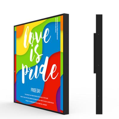 China 1:1 Aspect Ratio Square LCD Display Smart Digital Art Frame Android WiFi Wall Mounted Advertising Screen Kiosk OEM for sale