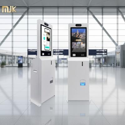 China A4 Self-service Printing Terminal Kiosk Windows 10 SDK Barcode Reader Touch Screen Floor Standing for Certificate Photo Report for sale