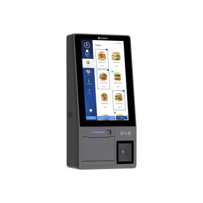 China All in One Touch POS Terminal Built-in 58mm Thermal Receipt Printer Windows Intel Celeron J4125 2GB RAM 1 Year Warranty for sale