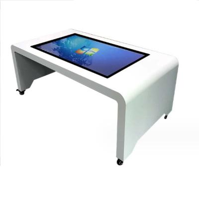China Smart Interactive Touch Screen Monitor Digital Signage and Display Coffee Table LCD Display Interactive Table for sale