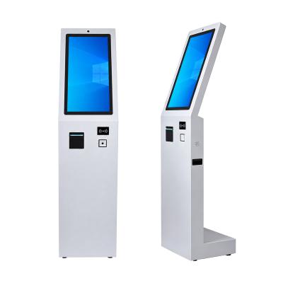China Touch Screen Payment Kiosk with 300 Nits Brightness LCD Panel and 80mm Thermal Printer Running Android Or Windows OS for sale