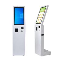China Touch Screen Payment Kiosk with Capacitive Touch Screen 80mm Thermal Printer and Optional Camera Printer QR Code Scanner for sale