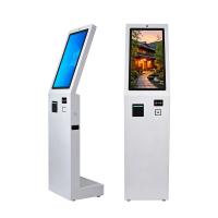 China Touch Screen Payment Kiosk with Capacitive Touch Screen 80mm Thermal Printer and Optional Camera Printer QR Code Scanner for sale