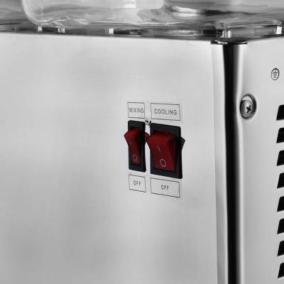 China Red Color Deluxe Electric Ice Slush Machine , Luxury Cube Small Slush Machine for sale