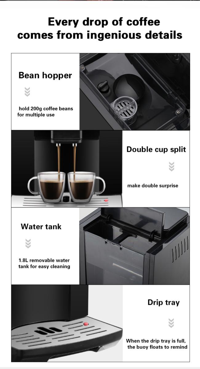 Full Automatic Smart Coffee Machine Portable - front view
