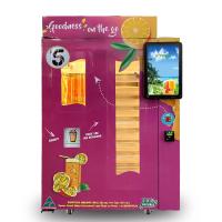China APP Control Fresh Orange Juice Vending Machine With Auto Cleaning Function for sale