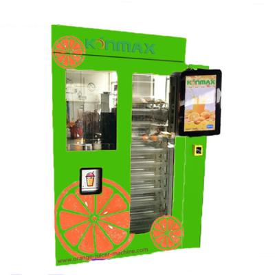 China Freshly Squeezed Orange Juice Vending Machine With Self Clean for sale