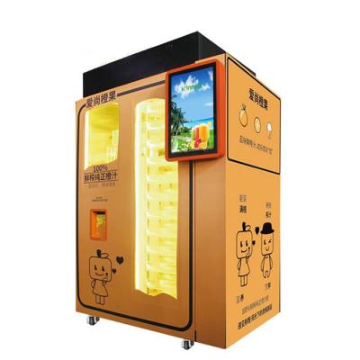 Supermarkt-kommerzieller frische Frucht-orange Automat mit Münze/Barzahlung