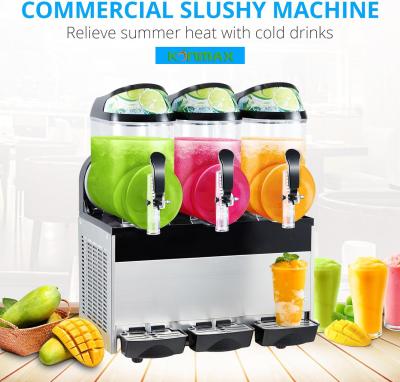 China Automatic Double Slot Snow Melting Machine Electric Slash Machine Slush Granita Machine for sale