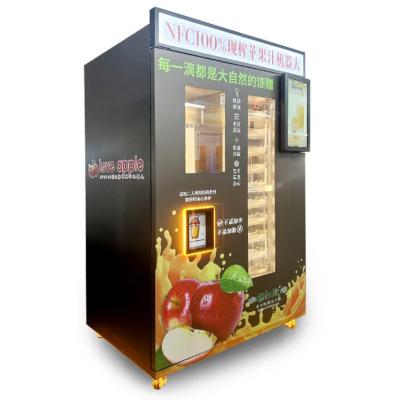 China Automatic Juice Maker with 304 Stainless Steel Body and 22 Inch Touch Display for 4G WiFi Ethernet Connectivity for sale