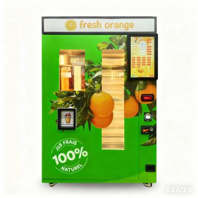 China 304 Stainless Steel Orange Juice Vending Machine With 220V Voltage And 450 KG Weight For Commercial Use for sale