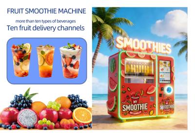China Automatic Smoothie Vending Machine with LCD Display 370W Power and 40 Seconds Squeezed Time for Fresh Fruit Blends for sale