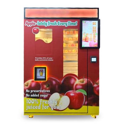 China Automatic Apple Juice Vending Machine with Ozone Sterilization 21.6-inch LCD Touch Screen and Multiple Payment Options for sale