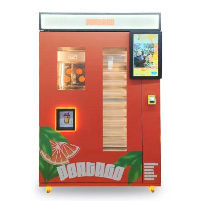 China Eco-friendly Apple Juice Vending Machine Biodegradable Cup Straw Support Low Power Consumption Sustainable Business 6000MAX for sale