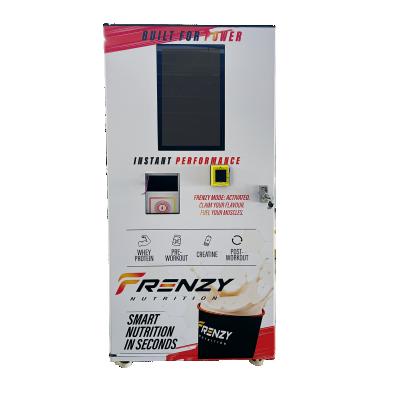 China Automatic Protein Vending Machine with 6 Material Boxes Built-in Mixing System and Card Coin Cash Online Payment for sale